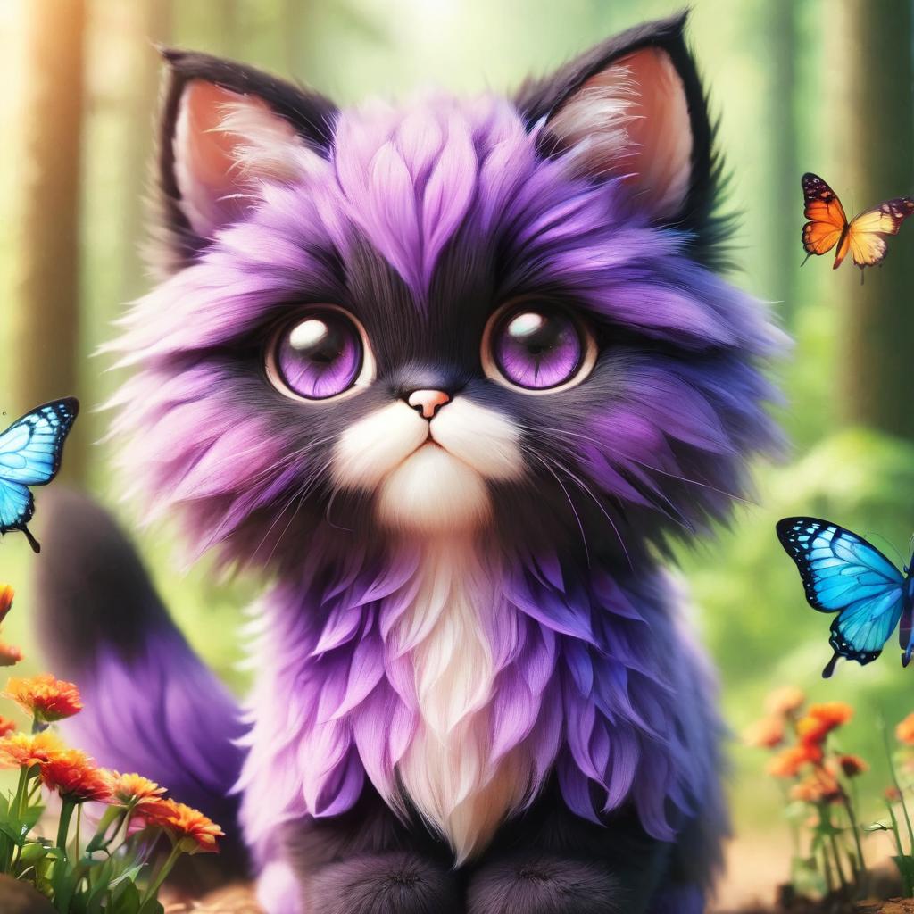 Lila Katt | Diamond Painting – Diamond Painting Sweden