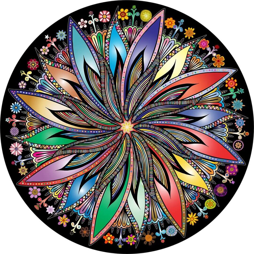 Mandala|blommor | Diamond painting – Diamond Painting Sweden